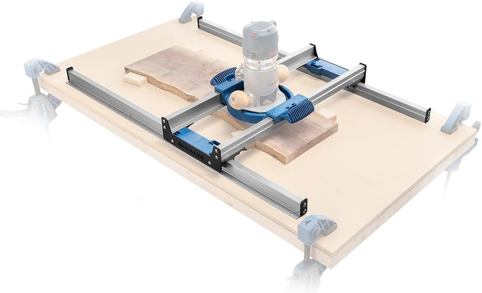 Router Sled, Benchtop Board Slab Flattening Jig | Precise Router ...