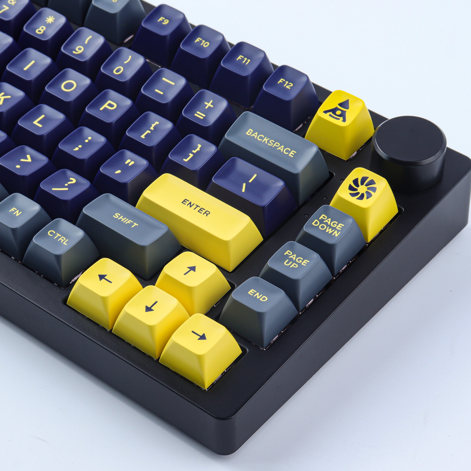 172 Keys SA Profile ABS Spherical Keycap Blue Gray Yellow colors SA Key ...
