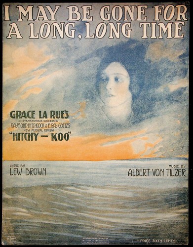 1917 WWI I May Be Gone for a Long Long Time Sheet Music Grace La Rue ...