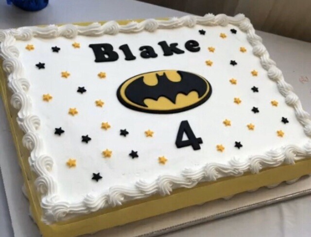 2nd Birthday Batman Cake