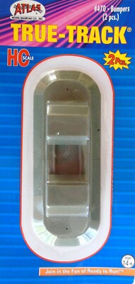 Atlas HO Scale ~ New 2024 ~ True Track Bumpers ~ Code 83 ~ 2 Pcs ~ 470 ...