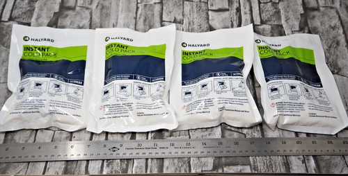 4 Pack Halyard Instant Cold Pack Gel Large - 6.25"x8.5" (59688 ...