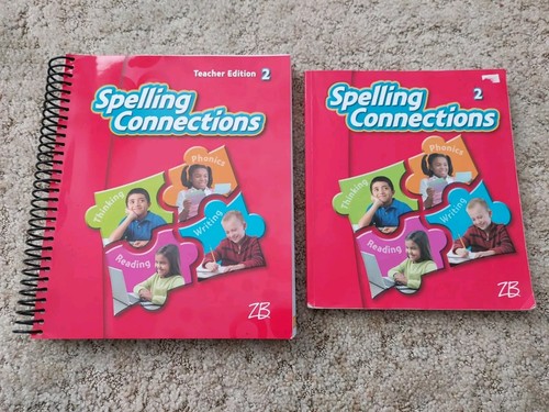 Zaner Bloser SPELLING CONNECTIONS 2nd Grade 2 Student Teacher Edition ...