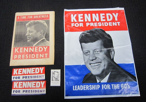 1960 JFK For President Banner and more | eBay
