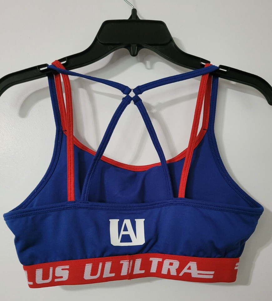 My Hero Academia Plus Ultra UA Gym Uniform Sports Bra Blue Size S Plus ...