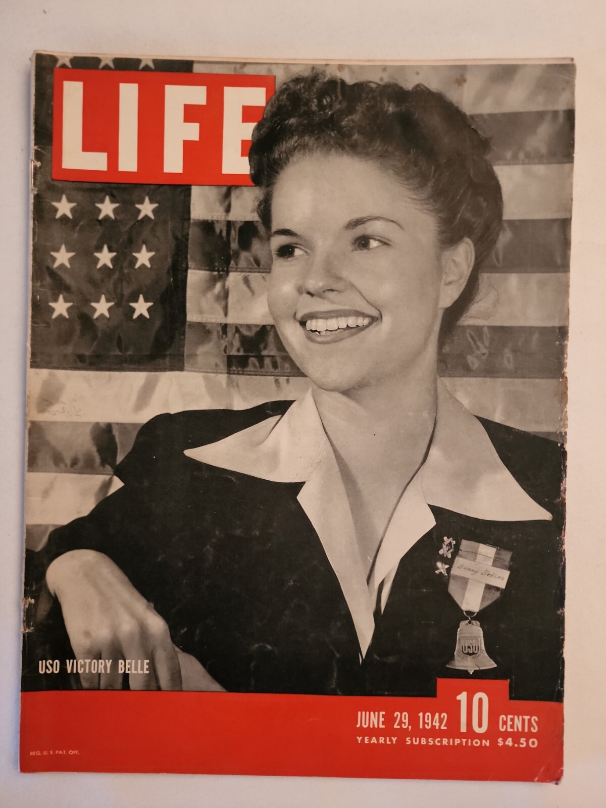 1942 June 29 LIFE Magazine USO Victory Belle Modern Aircraft Carriers ...