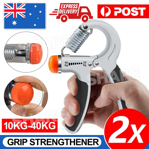 10-40Kg Adjustable Power Hand Grip Forearm Exerciser Gripper ...