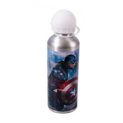 Marvel Avengers Aluminium Bottle Water Drink Children Captain America ...