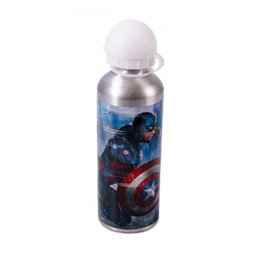Marvel Avengers Aluminium Bottle Water Drink Children Captain America ...