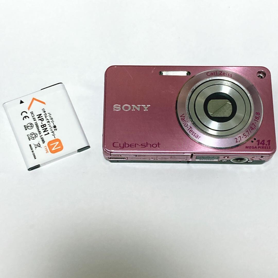 SONY Cyber Shot DSC-W350 Digital Camera pink From Japan SONY Cyber Shot DSC-W350 Digital Camera pink From Japan