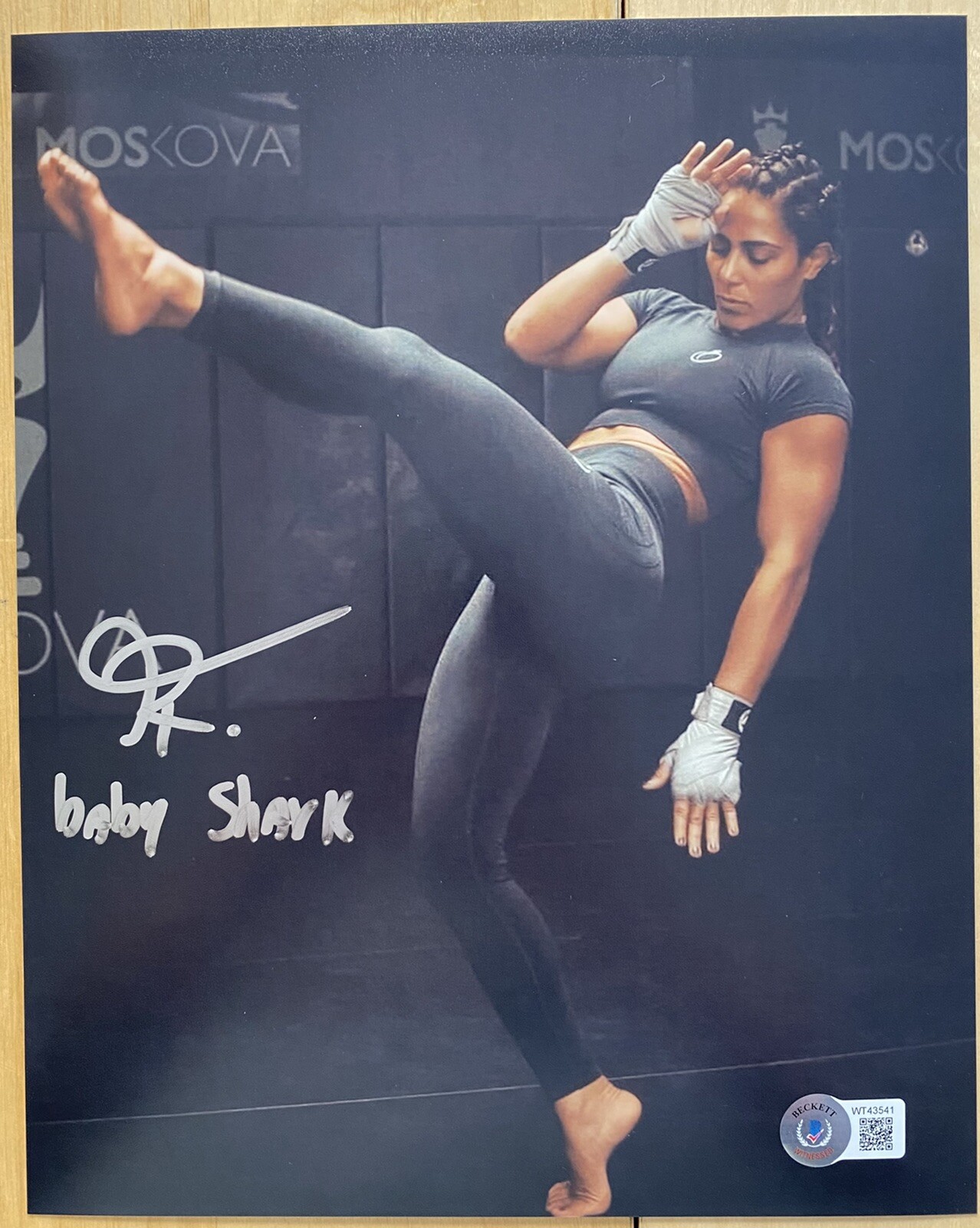 Tabatha Ricci Signed 8X10 Photo UFC. Baby Shark Inscription. Beckett ...