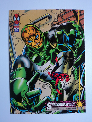 1994 AMAZING SPIDER-MAN - 1ST ED. - BASE CARD # 27 SHRINKING SPIDEY | eBay