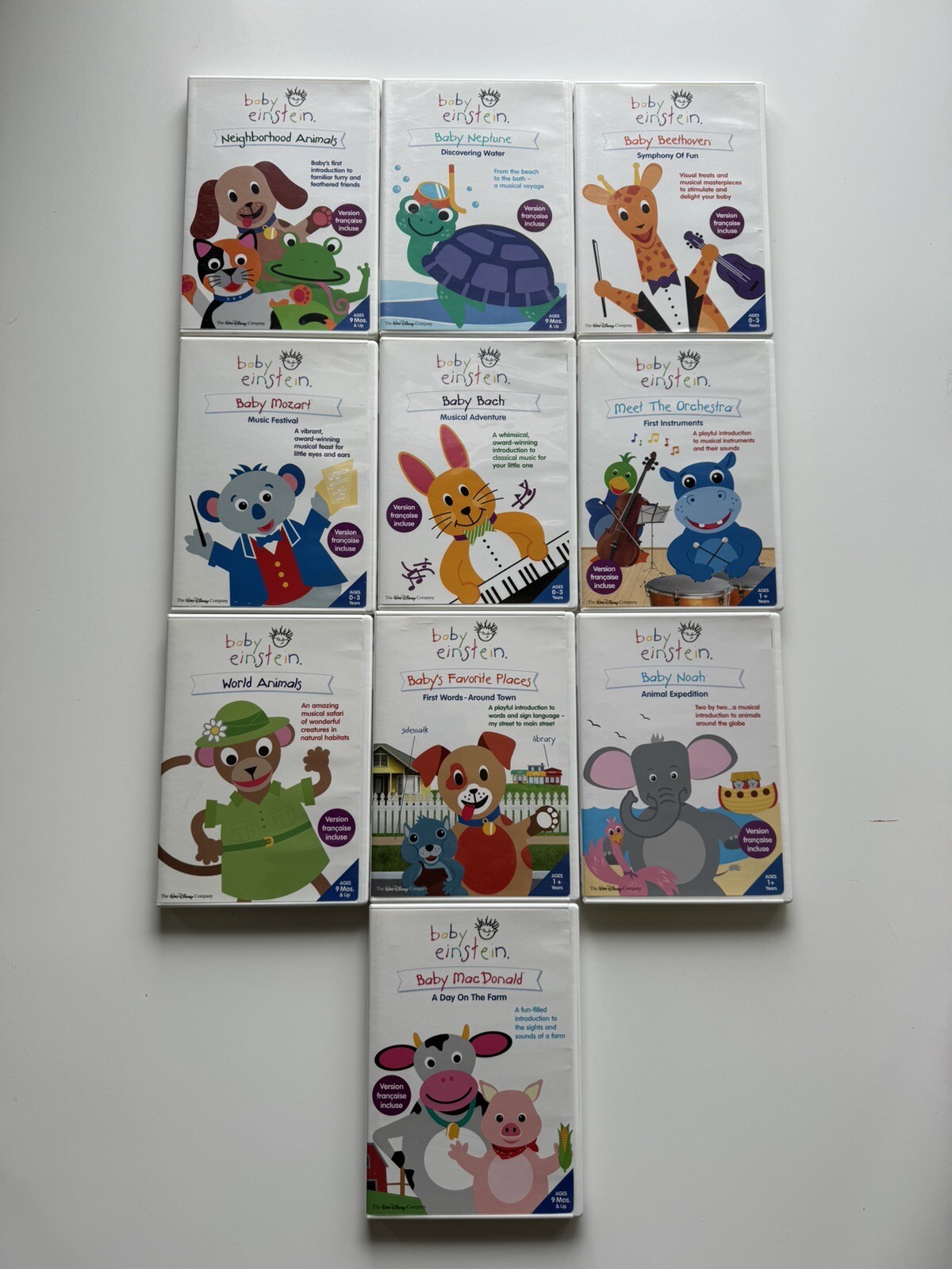 Baby Einstein 10 Disc Dvd Box Set | eBay