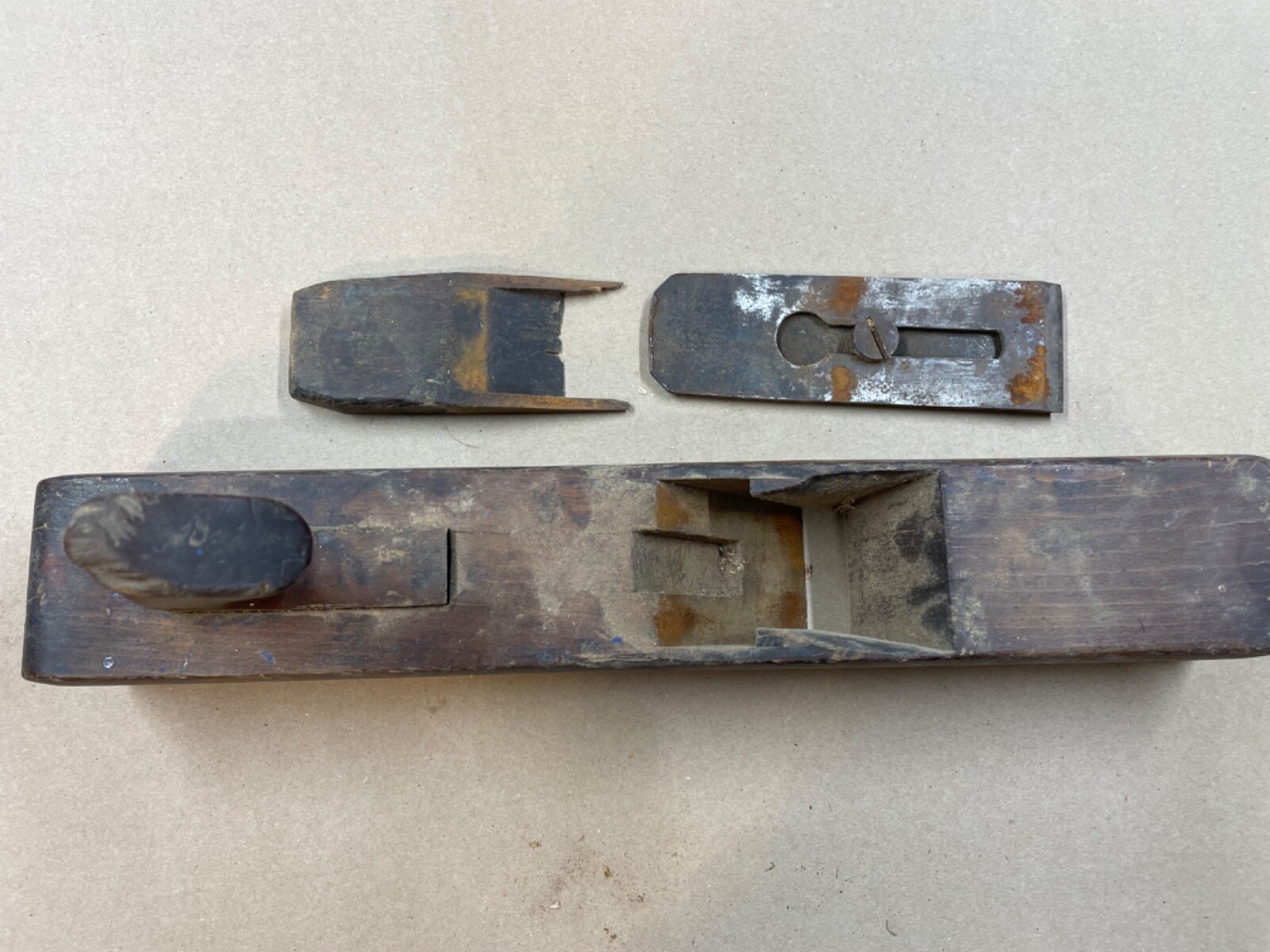 Lot of 2 Antique Wooden Jack Planes | eBay