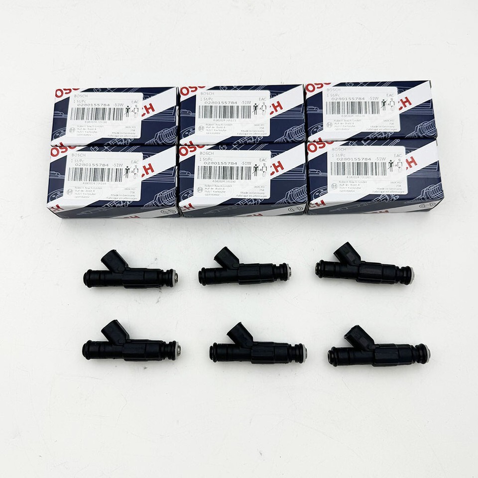 6Pcs Fuel Injectors 0280155784 Upgrade For 04854181 Bosch Jeep 1999 ...