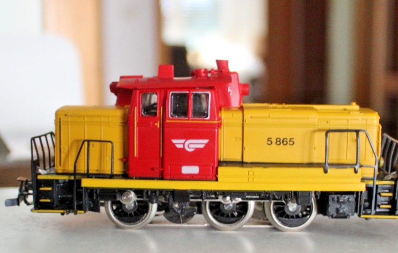 Märklin 3148 unbespielte Diesellok Reihe Di 5 865 der NSB Wechselstrom ...