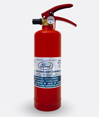 FORD Fire Extinguisher CP-2 / 1966-75 sticker label vintage | eBay