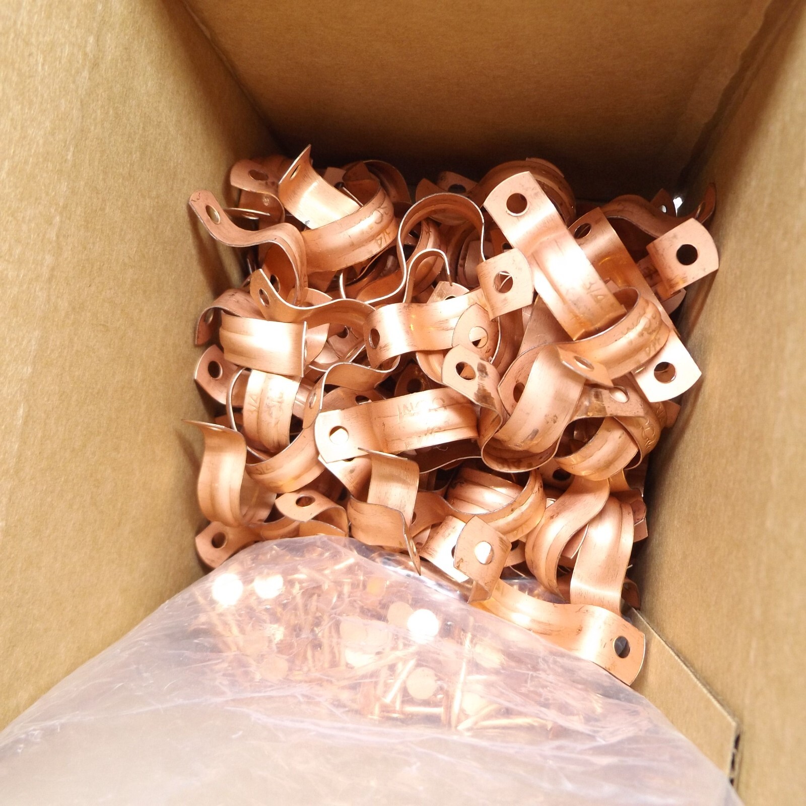 Box of 100 Sioux Chief 501–3 Copper Plated Tube Strap 2 Holes 3/4″ | eBay