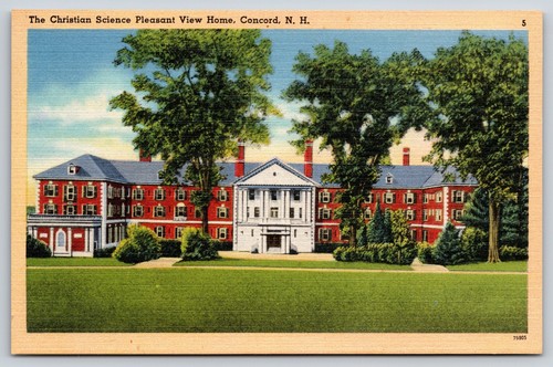 Concord New Hampshire~Christian Science Pleasant View Home~c1949 Linen ...