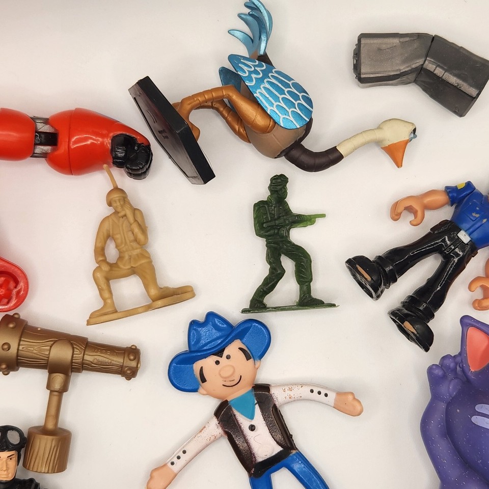 Junk Drawer Toy Lot Action Figures Parts and Accessories | eBay