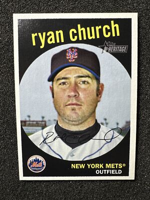 RYAN CHURCH #398 2008 Topps Heritage QTY New York Mets | eBay