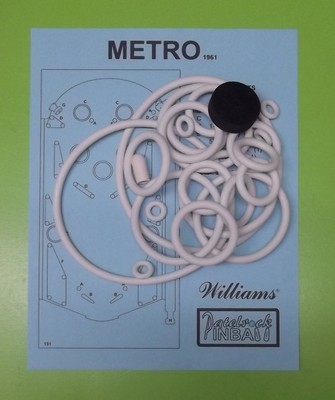 1961 Williams Metro pinball rubber ring kit | eBay