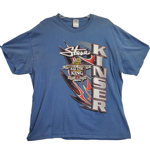 Steve Kinser KING OF THE OUTLAWS Racing Graphic Double-Sided T-Shirt ...