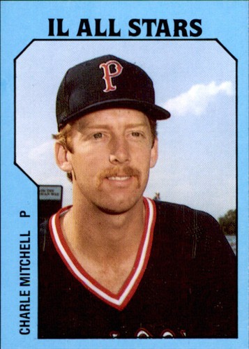 1985 International League All-Stars TCMA #18 Charlie Mitchell Baseball ...