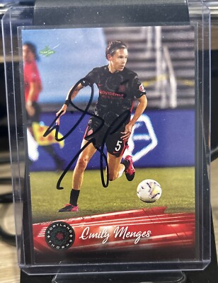 Signed EMILY MENGES 2021 Parkside NWSL #72 Base Portland Thorns ...