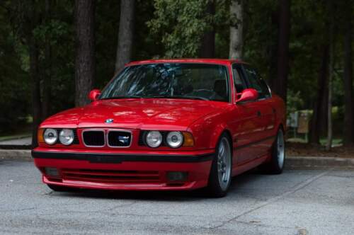 US M Tech FRONT BUMPER licence plate trim for BMW E34 520 525 530 535 ...