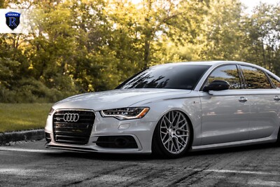 19” ROHANA RFX10 BRUSHED TITANIUM RIMS WHEELS FOR AUDI A4 S4 A5 S5 A6 ...