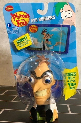 *DR. DOOFENSHMIRTZ* Disney Phineas & Ferb EYE BUGGERS Toy 2010 SEALED ...