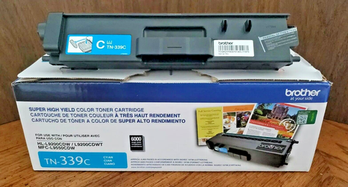 Brother Genuine TN339C Super High Yield Cyan Toner Cartridge ...