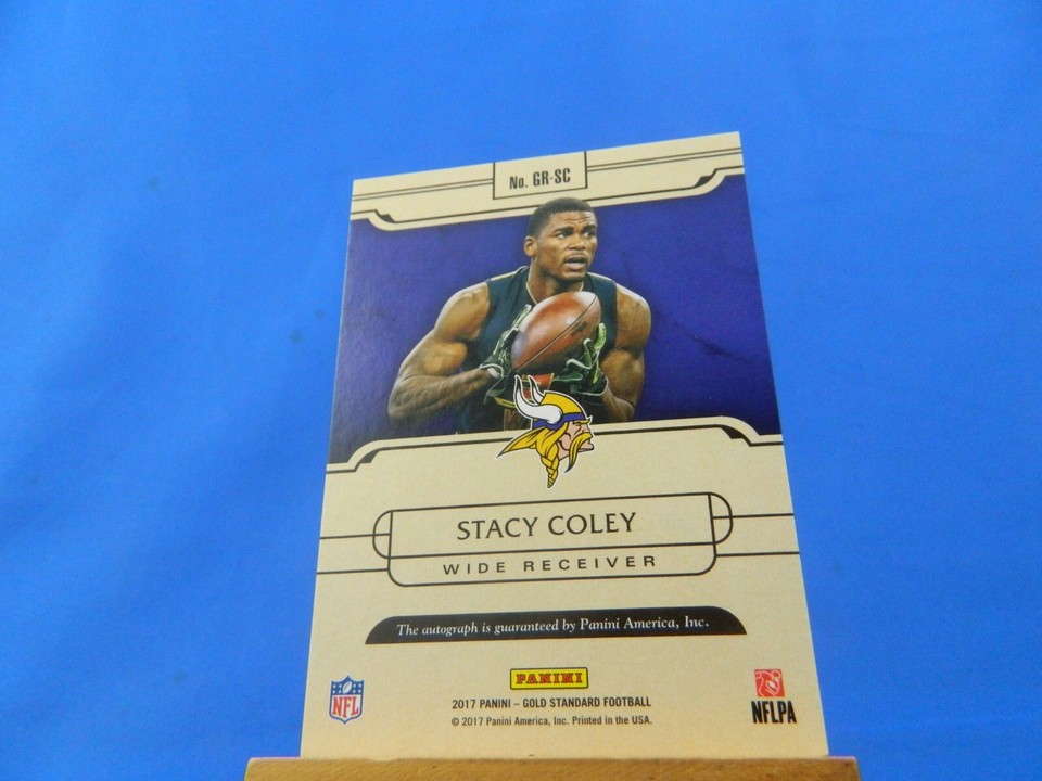 Stacy Coley Gold Standard 2017 Golden Rookies Autograph Auto /49 | eBay
