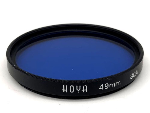 Hoya Color Filter 80A Blue Filter 49Mm Circular Filter Thread M49 | eBay