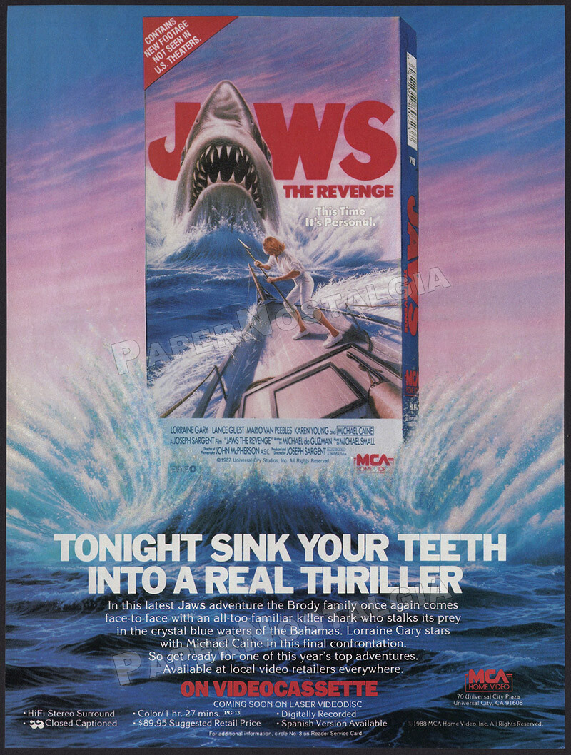 Jaws 4 Movie Poster Jaws | Movie Fanart | Fanart.tv