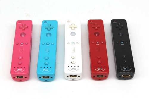 Nintendo Wii Controller RVL-036 OEM Wii Remote Motion Plus Pink Blue ...