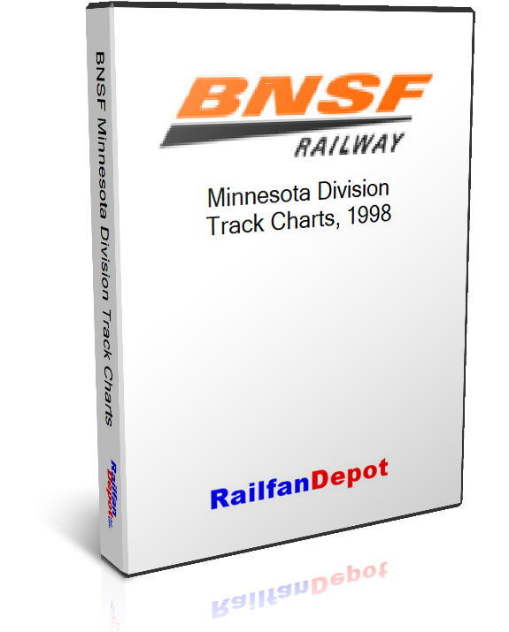 BNSF Minnesota Division Track Chart 1998 - PDF on CD - RailfanDepot | eBay