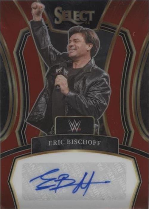 2024 Panini Select WWE - Legendary Signatures Eric Bischoff #LS-EBF Red ...