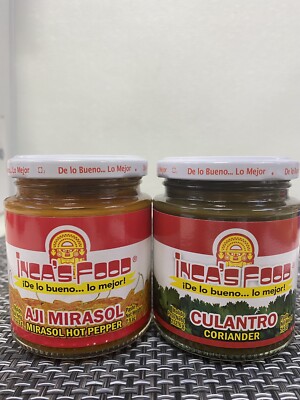 Inca's Food Paste, CULANTRO - AJI MIRASOL 7.5 Oz Jar - PACK X 2 | eBay