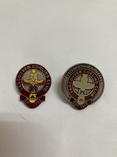 Vancouver Curling Club Pin 100 Years, Winter Olympic Games | eBay