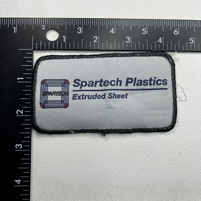 Vtg SPARTECH PLASTICS EXTRUDED SHEET Uniform Patch 00XL | eBay