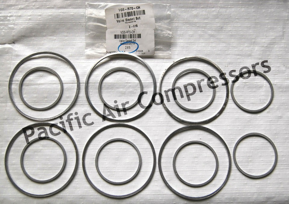 Z615 CHAMPION R70 PUMP VALVE GASKET SET ALSO FITS SPEEDAIRE AIR ...