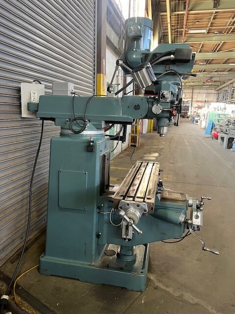 10” x 50” Royal Vertical Variable Speed Milling Machine, Model 3VK, DRO ...