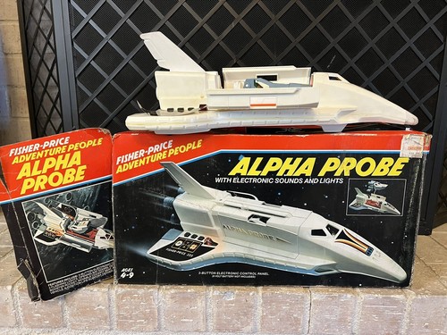 Vintage Alpha Probe Fisher Price Adventure People Complete w/ Box Works ...