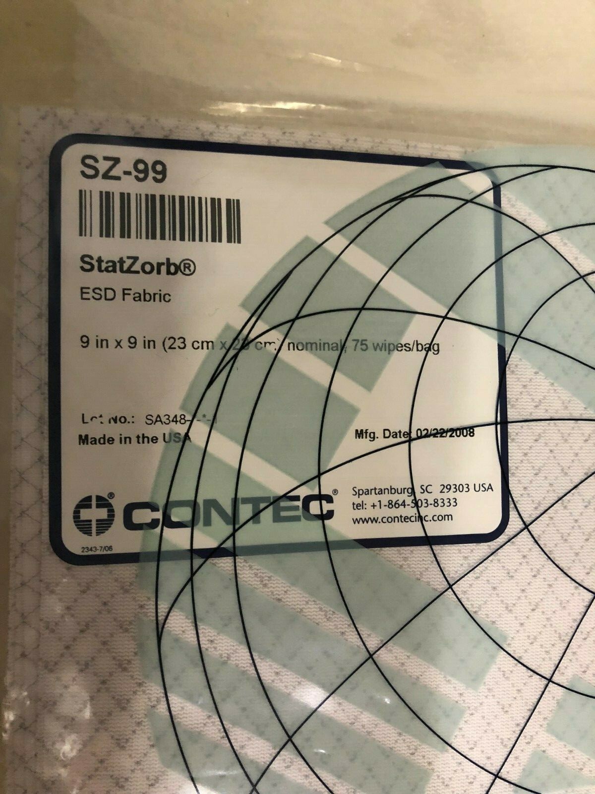 CONTEC SZ-99 ESD FABRIC | eBay