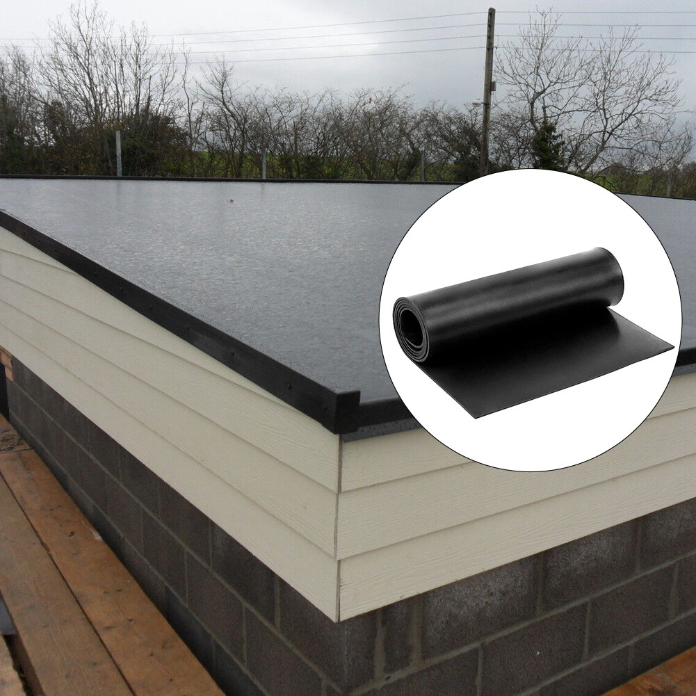 1m x3m Rubber Roofing Sheet for Flat Roofing Shed EPDM Membrane ...