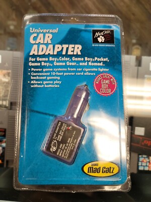 MAD CATZ Game Boy Car Adapter for GBC, Universal. NEW SEALED!! | eBay