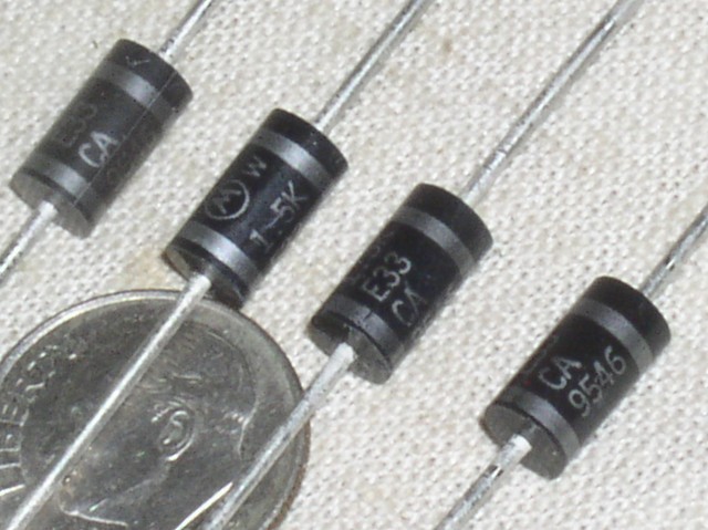 4 Motorola 1n5908 Transorb 6v TVS Transient Protection ZENER Diode ...