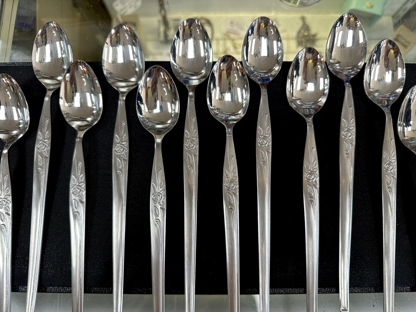 VTG Set 12 Stainless Steel Japan Hull ISLAND QUEEN Iced Tea Spoon Long ...